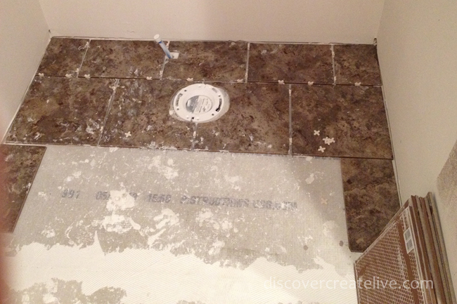 How to Tile Prep Grout Durock Bathroom Shower 1(1) – BROhaha